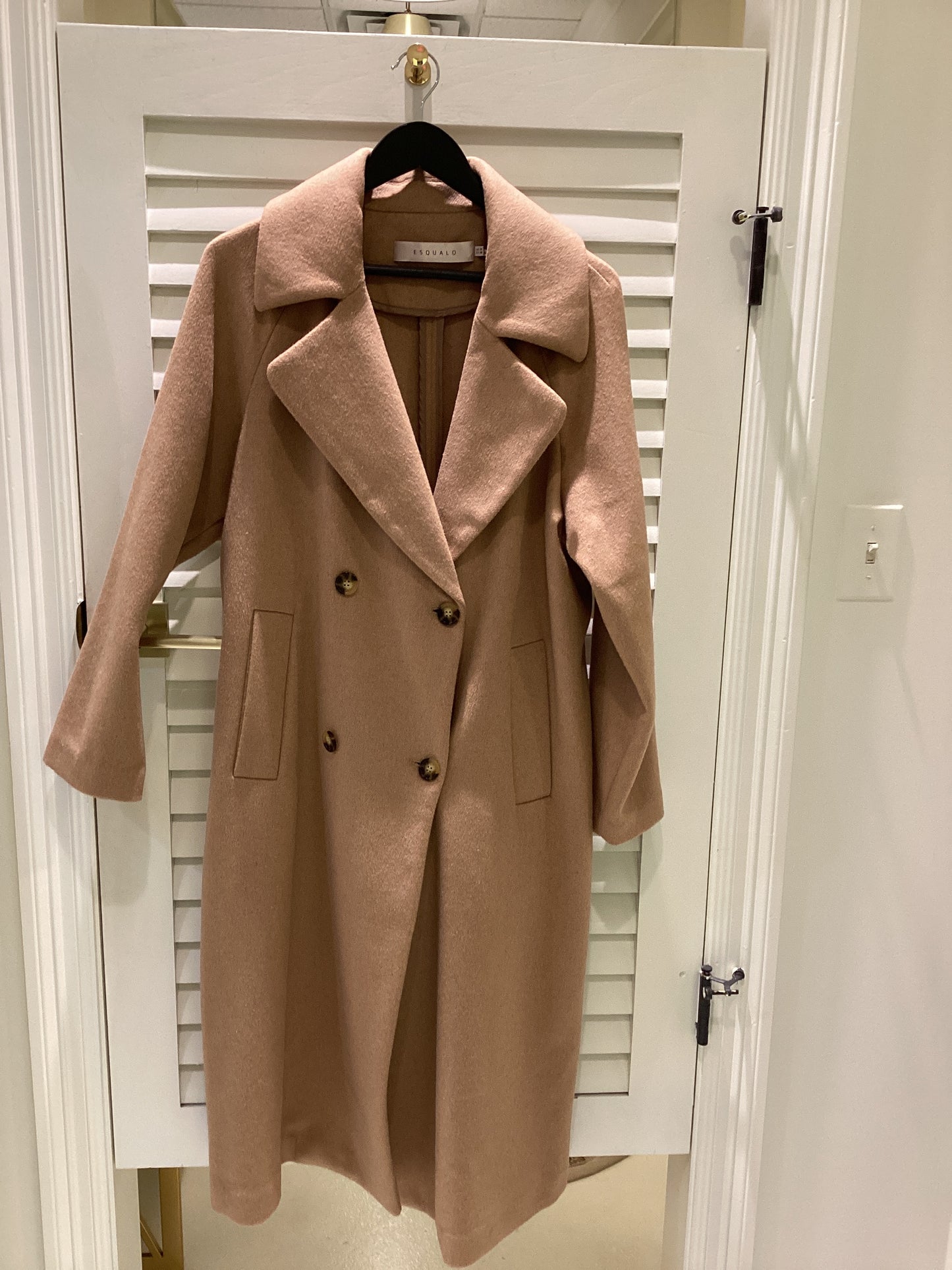 Esqualo camel trench cost – Elizabeth Anne Boutique