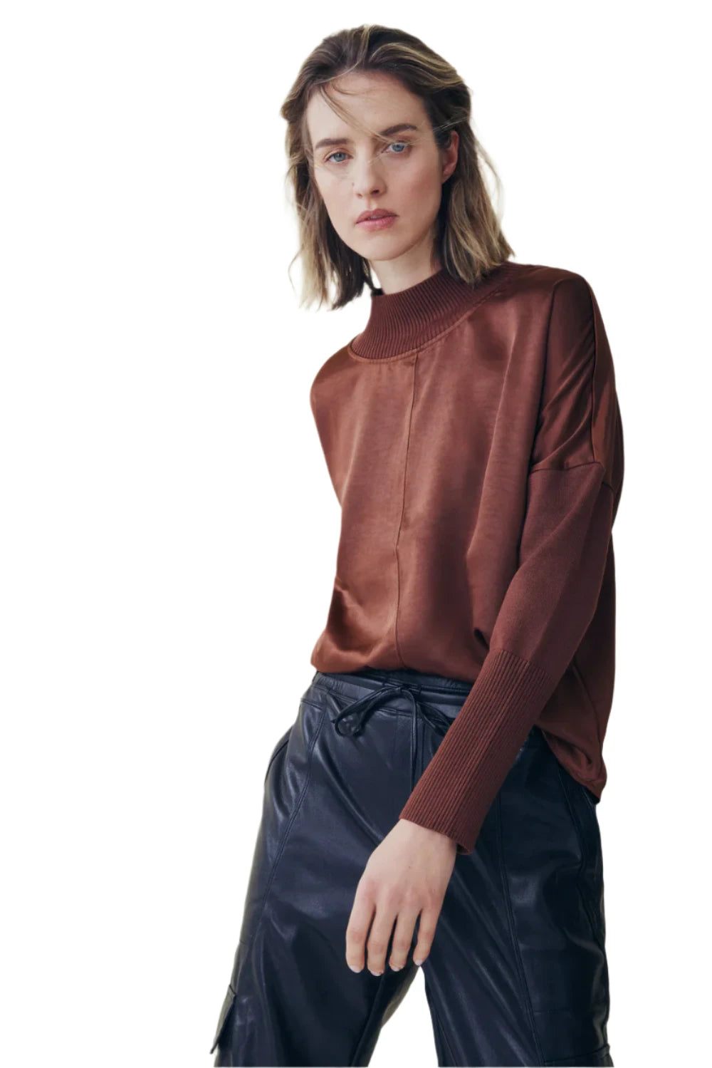 Melissa Nepton Norah Top-Brown – Elizabeth Anne Boutique