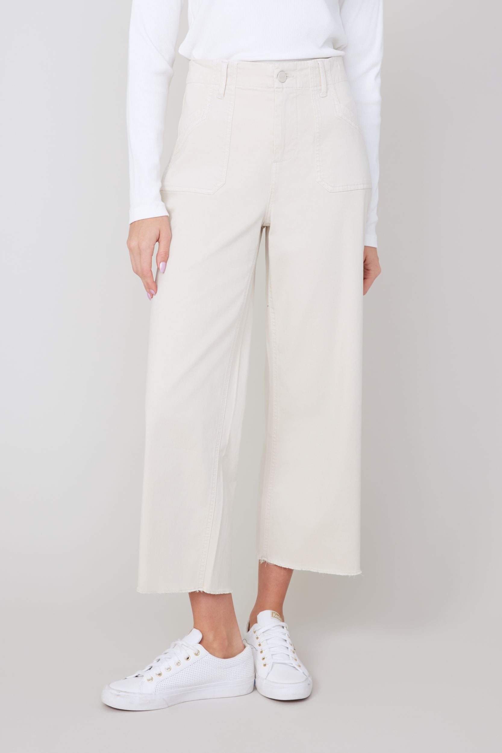 Renuar Woven Pant - Oyster – Elizabeth Anne Boutique