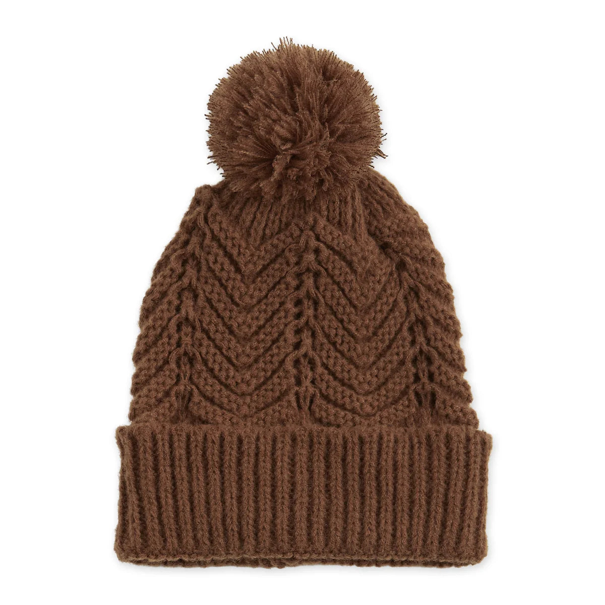 Hadley Wren Chevron Knit Hat -Brown – Elizabeth Anne Boutique